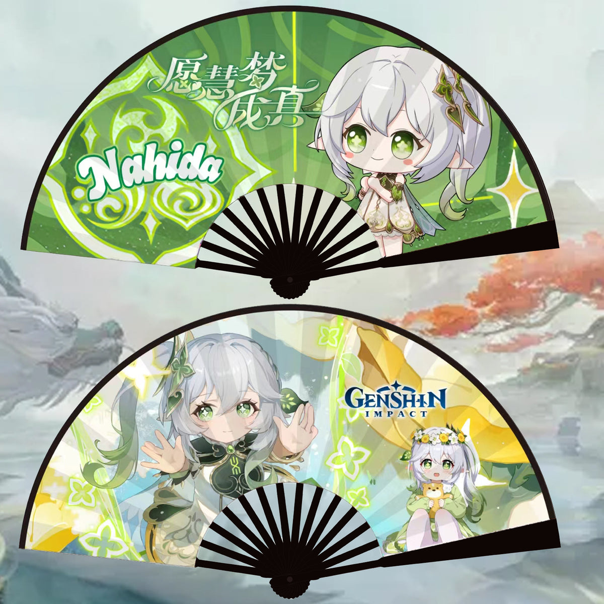 Genshin Impact Folding Hand Fans: A Must-Have for Cosplay Collectors F ...